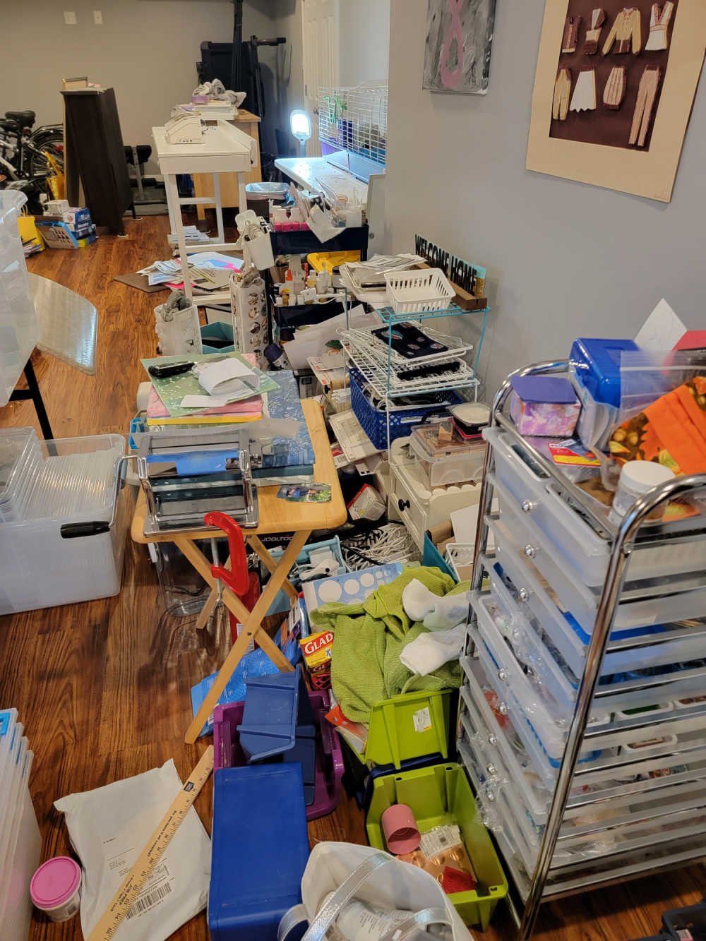 Craft Room Before & After – Purge, LLC